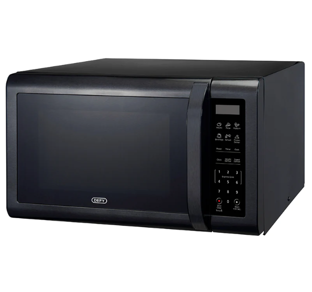 DEFY 43L SOLO BLACK MICROWAVE – Caltec Zambia